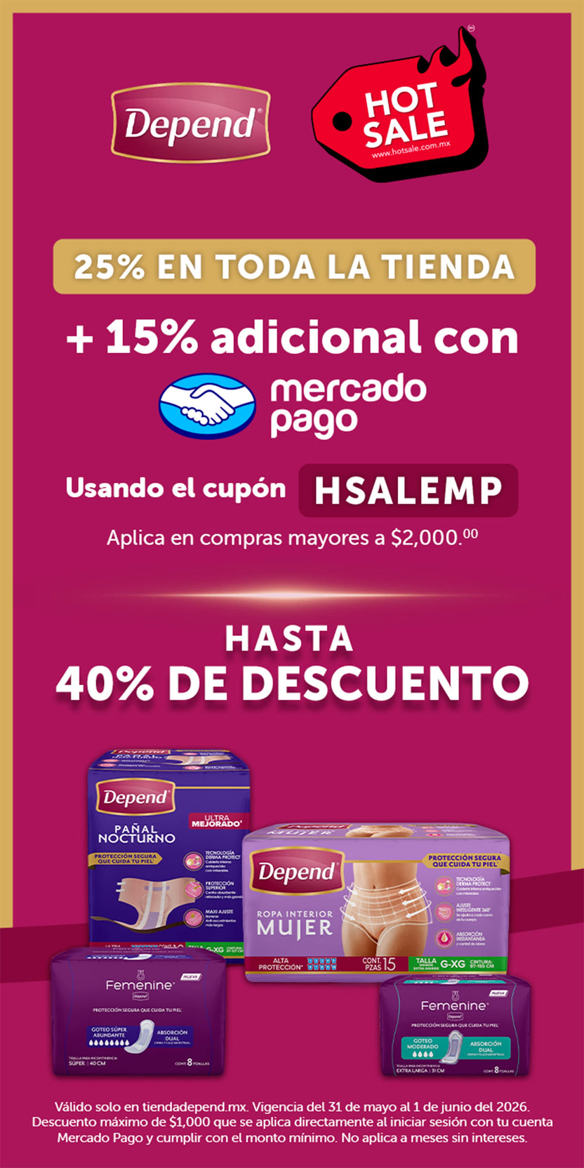 Depend México - Incontinencia Urinaria