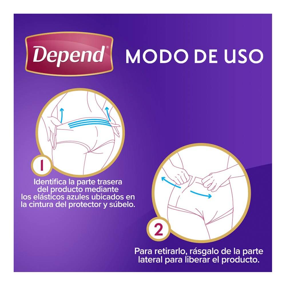 Depend® Ropa Interior Nocturno